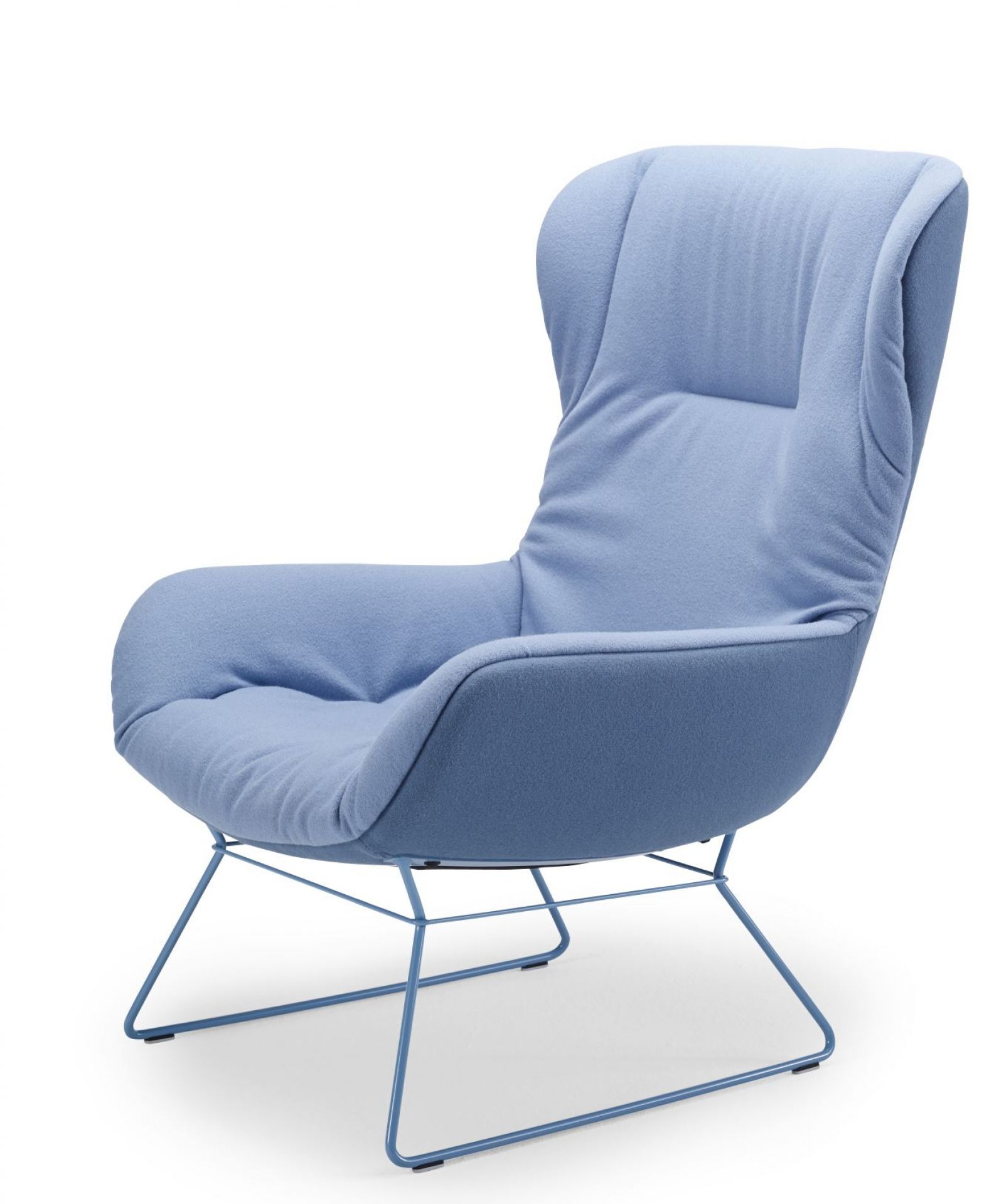 Eva velvet wingback cocktail chair store
